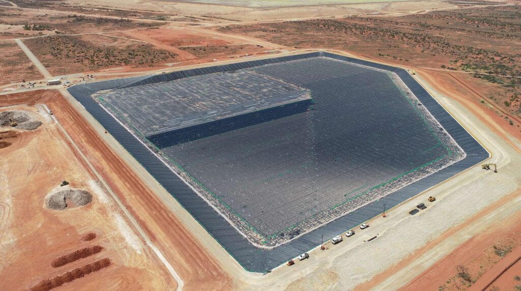 BHP EP7 Evaporation Pond Olympic Dam - GeoQ